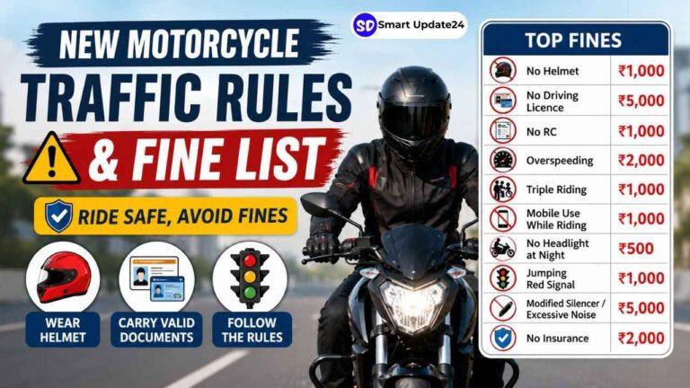 10 New Motorcycle Traffic Rules and Fine List in West Bengal 2026