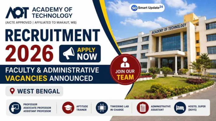 Academy of Technology Recruitment 2026 | Apply Link Here