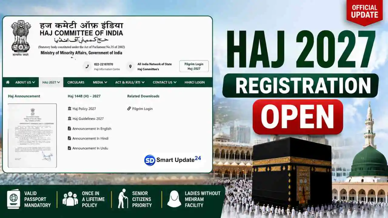 Haj 2027 Registration Link: Govt Releases Official Notification